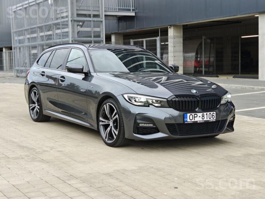 Grey BMW 320 2021 in Riga, with an engine capacity of 2.00 L and mileage of 214 thousand km for 20750 €, photo 1 on AUTOMOTO.COM.LV