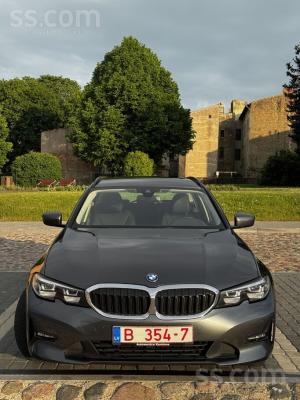 Grey BMW 320 2022 in Riga, with an engine capacity of 2.00 L and mileage of 132 thousand km for 20950 €, photo  on AUTOMOTO.COM.LV
