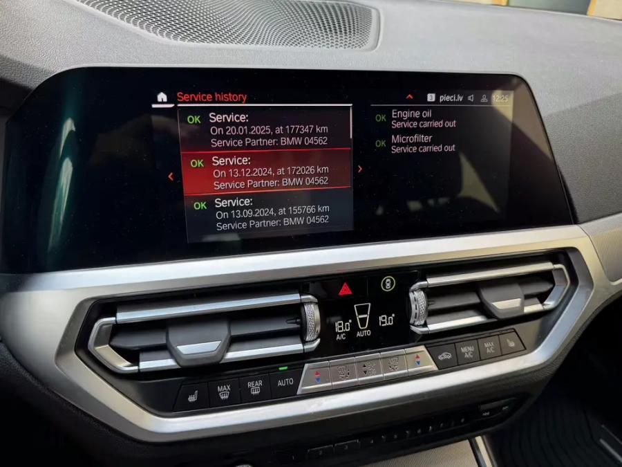 Grey BMW 320 2022 in Riga, with an engine capacity of 2.00 L and mileage of 179 thousand km for 18900 €, photo 22 on AUTOMOTO.COM.LV
