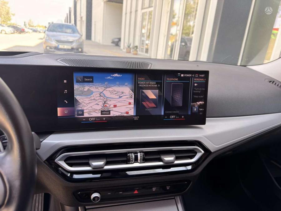 Grey BMW 320 2022 in Vilnius, with an engine capacity of 2.00 L and mileage of 57 thousand km for 26500 €, photo 30 on AUTOMOTO.COM.LV