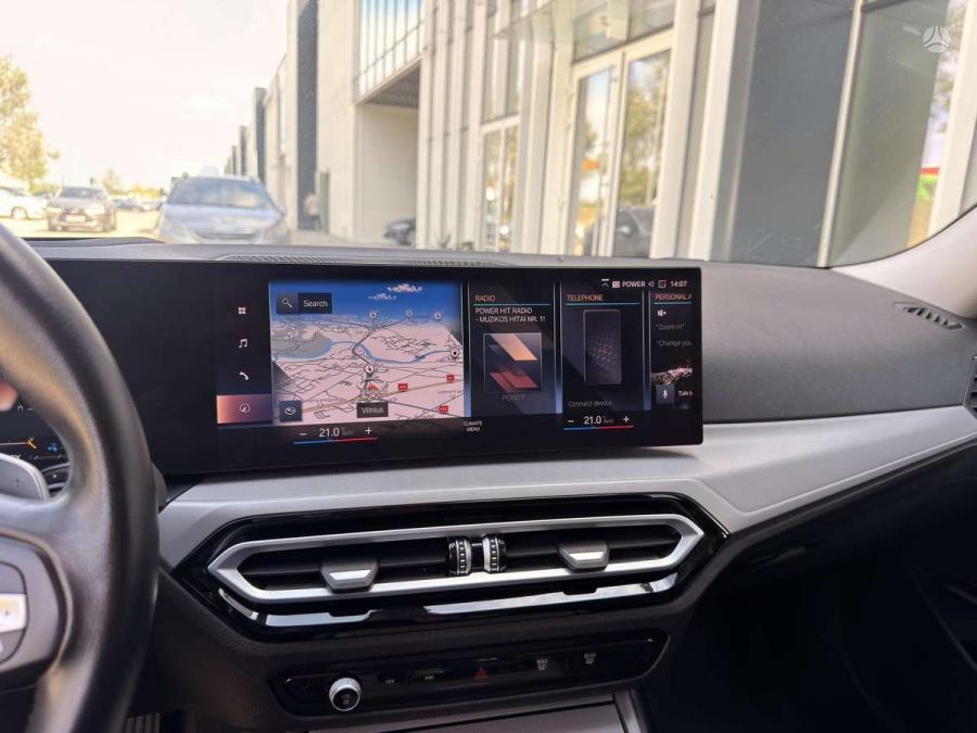 Grey BMW 320 2022 in Vilnius, with an engine capacity of 2.00 L and mileage of 57 thousand km for 26500 €, photo 32 on AUTOMOTO.COM.LV