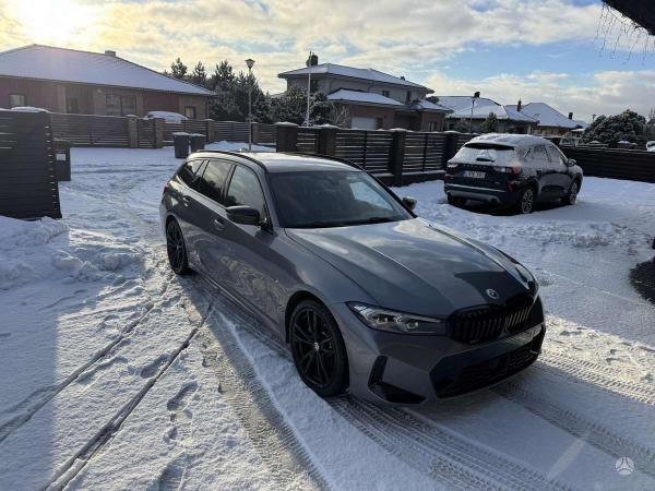 Grey BMW 320 2023 in Klaipeda, with an engine capacity of 2.00 L and mileage of 62 thousand km for 32950 €, photo 3 on AUTOMOTO.COM.LV