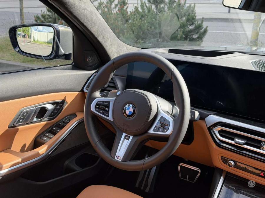 Grey BMW 320 2023 in Vilnius, with an engine capacity of 2.00 L and mileage of 112 thousand km for 29999 €, photo 33 on AUTOMOTO.COM.LV