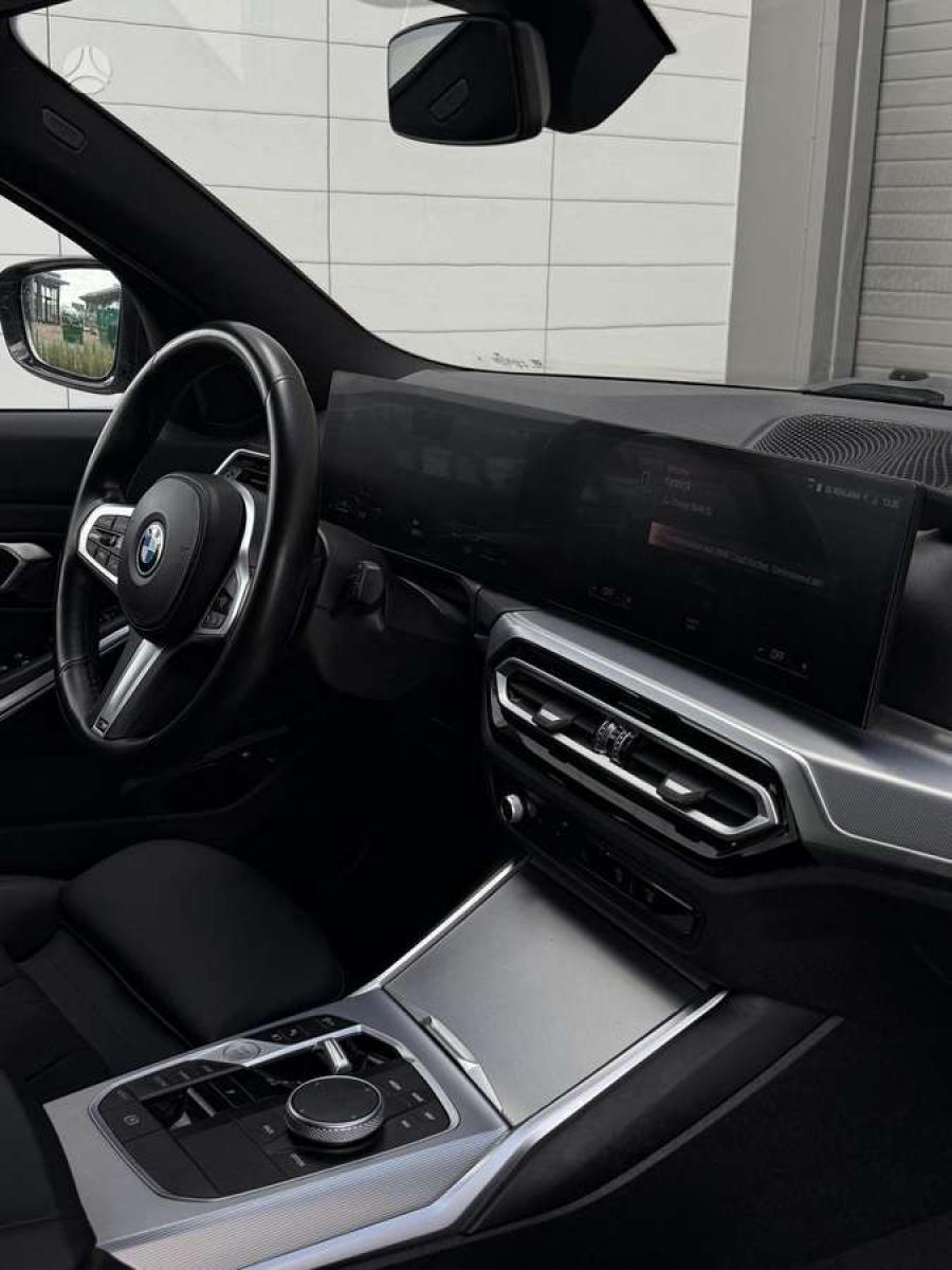 Grey BMW 320 2023 in Klaipeda, with an engine capacity of 2.00 L and mileage of 68 thousand km for 28700 €, photo 27 on AUTOMOTO.COM.LV