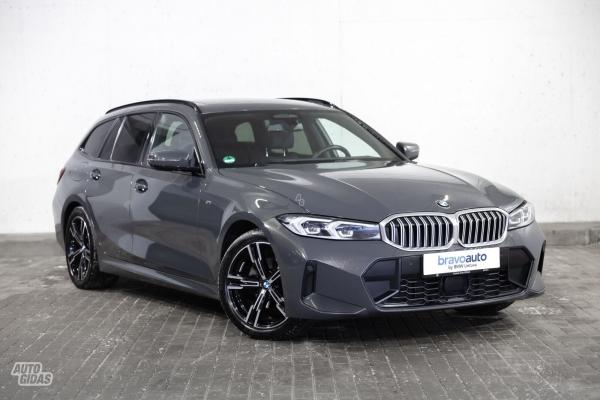 Grey BMW 320 2024 in Vilnius, with an engine capacity of 2.00 L and mileage of 90 thousand km for 38922 €, photo 3 on AUTOMOTO.COM.LV