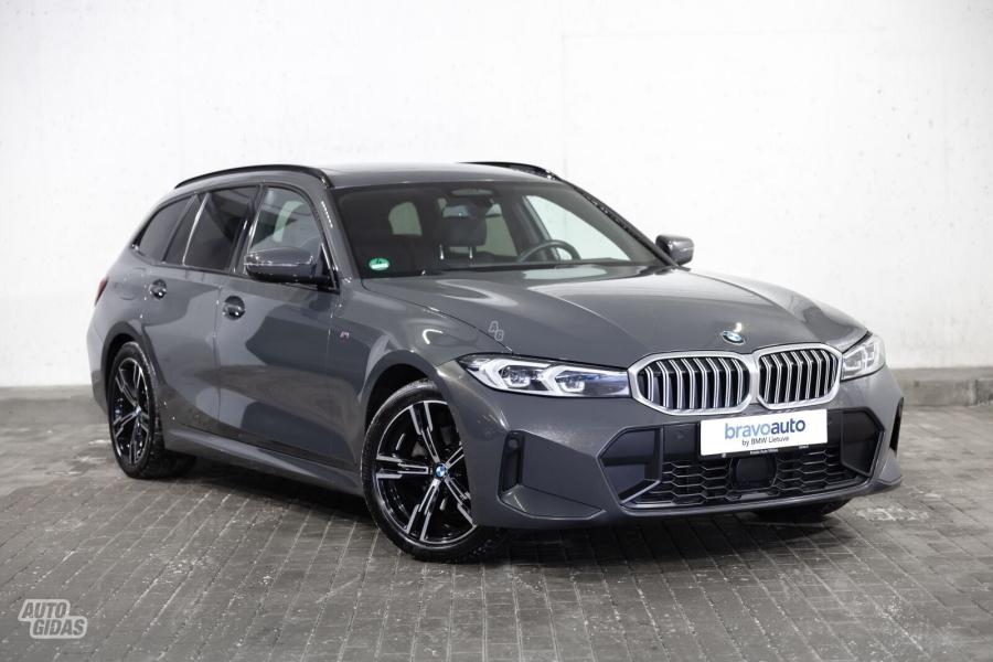 Grey BMW 320 2024 in Vilnius, with an engine capacity of 2.00 L and mileage of 90 thousand km for 38922 €, photo 4 on AUTOMOTO.COM.LV