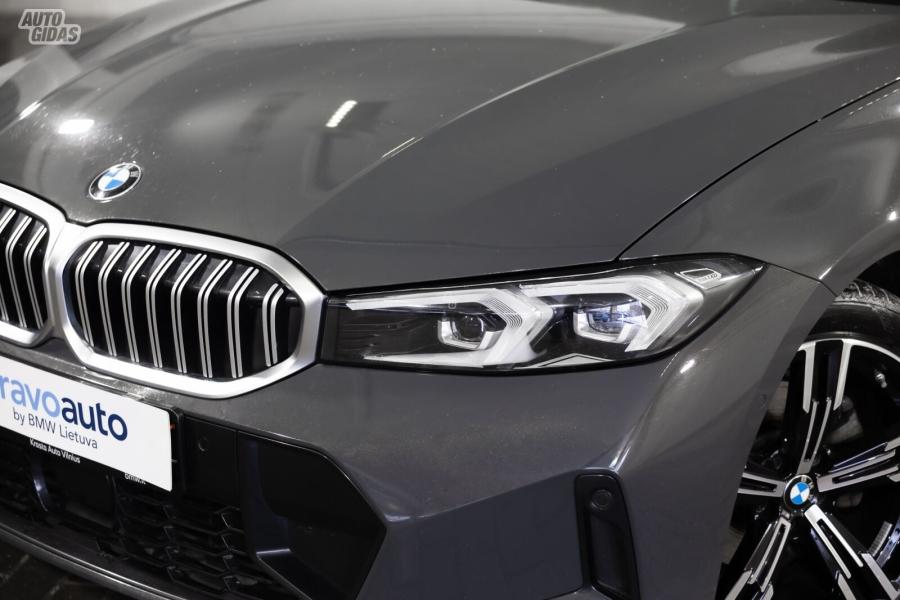 Grey BMW 320 2024 in Vilnius, with an engine capacity of 2.00 L and mileage of 90 thousand km for 38922 €, photo 7 on AUTOMOTO.COM.LV