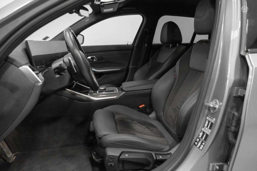 Grey BMW 320 2024 in Vilnius, with an engine capacity of 2.00 L and mileage of 76 thousand km for 38900 €, photo 6 on AUTOMOTO.COM.LV