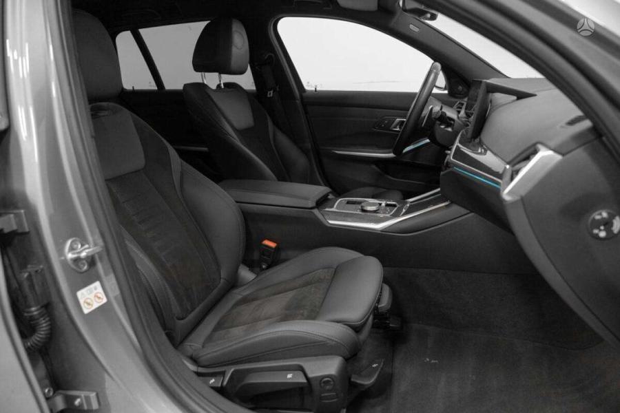 Grey BMW 320 2024 in Vilnius, with an engine capacity of 2.00 L and mileage of 76 thousand km for 38900 €, photo 8 on AUTOMOTO.COM.LV