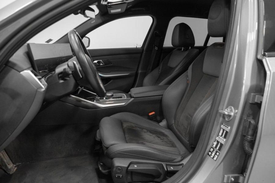 Grey BMW 320 2024 in Vilnius, with an engine capacity of 2.00 L and mileage of 76 thousand km for 38900 €, photo 6 on AUTOMOTO.COM.LV