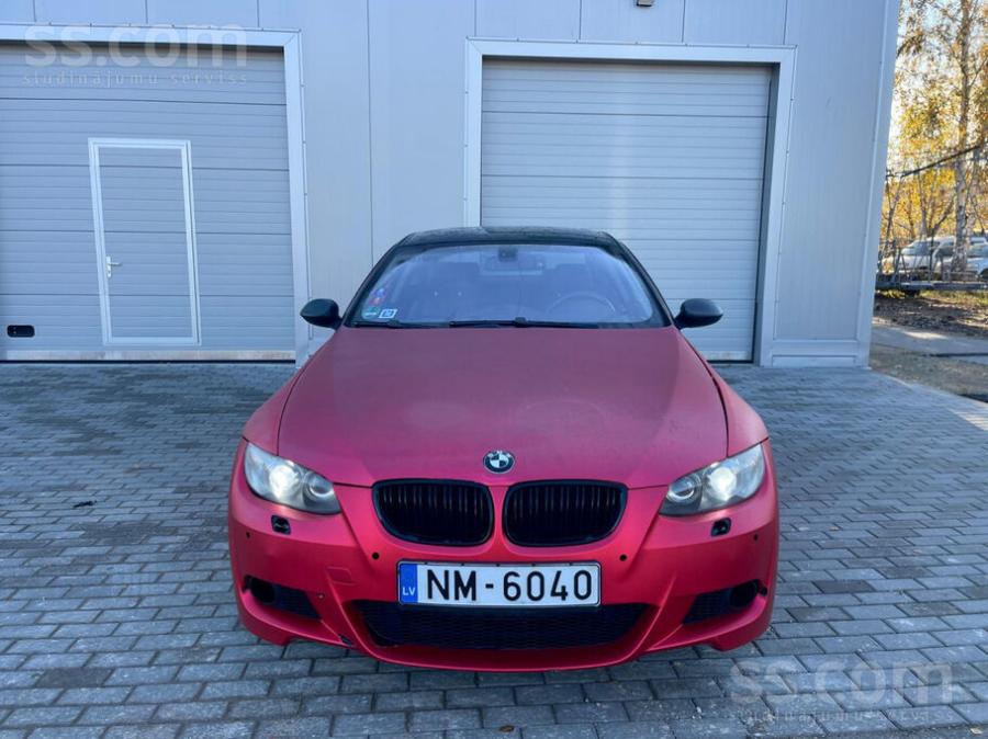 Red BMW 320 2008 in Riga, with an engine capacity of 2.00 L and mileage of 0 thousand km for 3850 €, photo 2 on AUTOMOTO.COM.LV