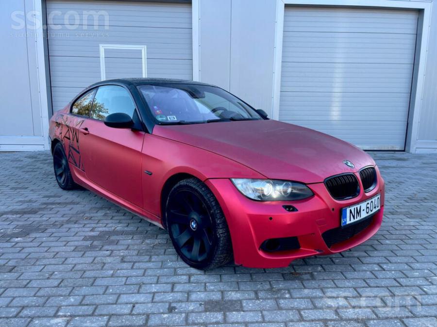 Red BMW 320 2008 in Riga, with an engine capacity of 2.00 L and mileage of 0 thousand km for 3850 €, photo 3 on AUTOMOTO.COM.LV