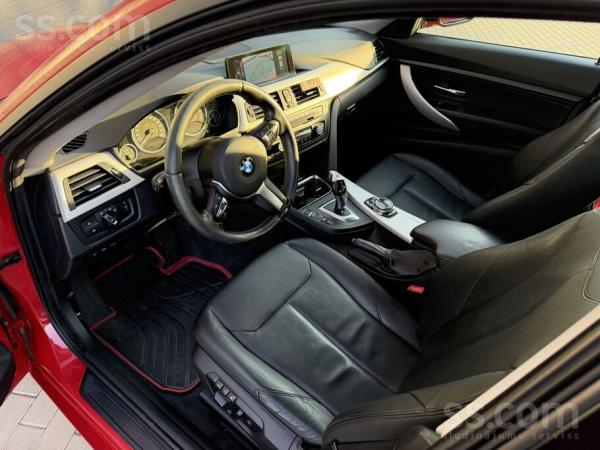 Red BMW 320 2014 in Jelgava, with an engine capacity of 2.00 L and mileage of 315 thousand km for 12100 €, photo 8 on AUTOMOTO.COM.LV