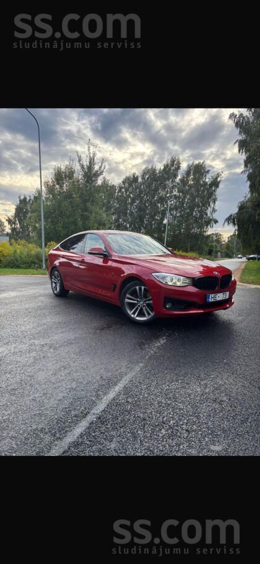Red BMW 320 2015 in Riga, with an engine capacity of 2.00 L and mileage of 262 thousand km for 14200 €, photo 1 on AUTOMOTO.COM.LV