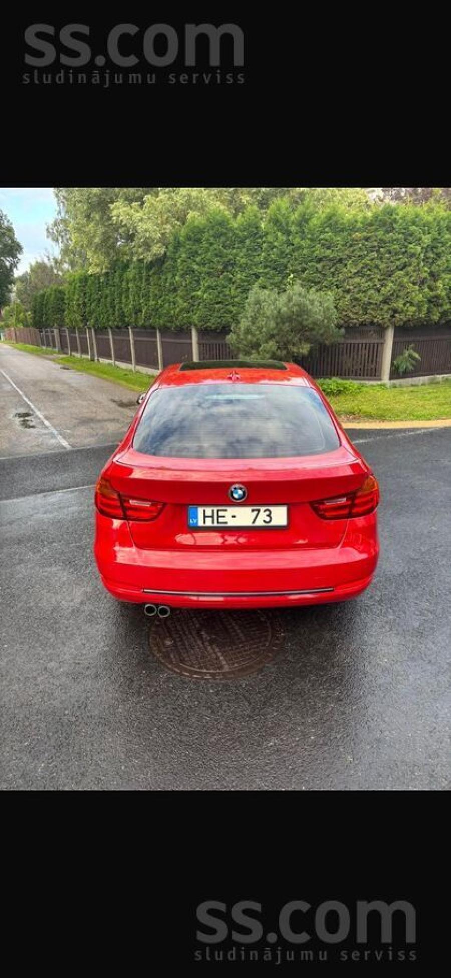 Red BMW 320 2015 in Riga, with an engine capacity of 2.00 L and mileage of 262 thousand km for 14200 €, photo 4 on AUTOMOTO.COM.LV