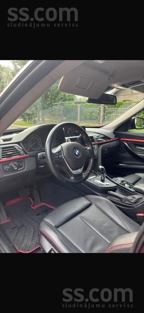 Red BMW 320 2015 in Riga, with an engine capacity of 2.00 L and mileage of 262 thousand km for 14200 €, photo 5 on AUTOMOTO.COM.LV