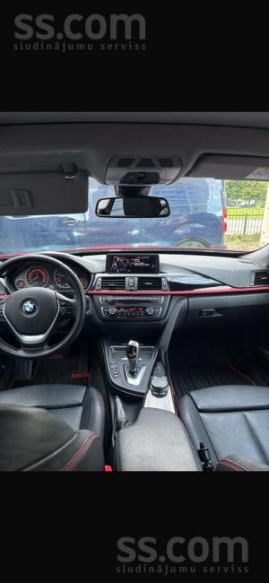 Red BMW 320 2015 in Riga, with an engine capacity of 2.00 L and mileage of 262 thousand km for 14200 €, photo 6 on AUTOMOTO.COM.LV
