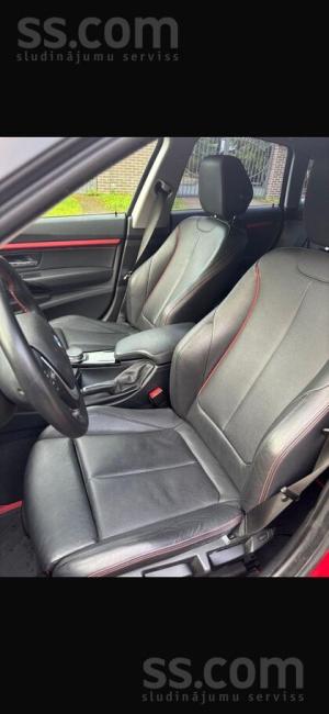 Red BMW 320 2015 in Riga, with an engine capacity of 2.00 L and mileage of 262 thousand km for 14200 €, photo 11 on AUTOMOTO.COM.LV