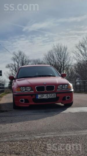 Red BMW 320 2001 in Liepaja, with an engine capacity of 2.00 L and mileage of 339 thousand km for 1400 €, photo  on AUTOMOTO.COM.LV