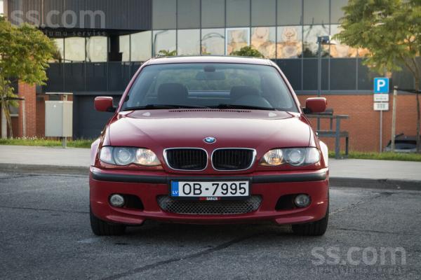 Sarkans BMW 320 2002 Rīga, ar dzinēja tilpumu 2.00 L un nobraukumu 344 tūkst. km par 3950 €, foto 4 vietnē AUTOMOTO.COM.LV