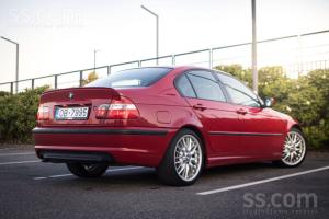Red BMW 320 2002 in Riga, with an engine capacity of 2.00 L and mileage of 344 thousand km for 3950 €, photo 6 on AUTOMOTO.COM.LV