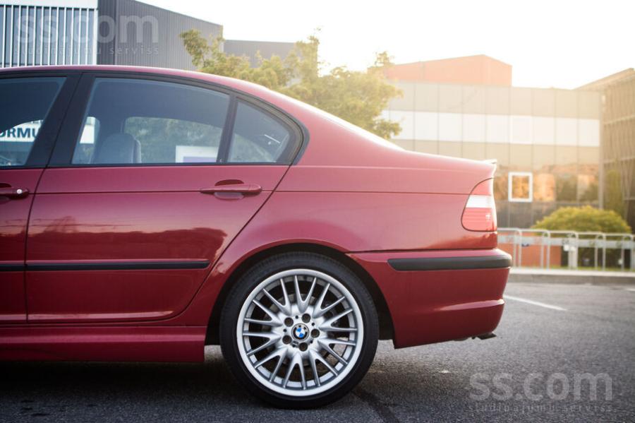 Red BMW 320 2002 in Riga, with an engine capacity of 2.00 L and mileage of 344 thousand km for 3950 €, photo 9 on AUTOMOTO.COM.LV