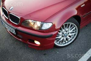 Red BMW 320 2002 in Riga, with an engine capacity of 2.00 L and mileage of 344 thousand km for 3950 €, photo 10 on AUTOMOTO.COM.LV