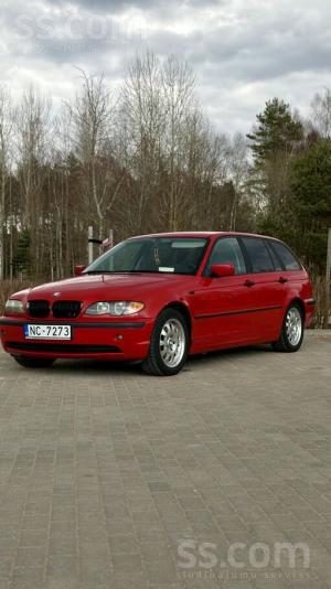 Sarkans BMW 320 2003 Liepāja, ar dzinēja tilpumu 2.00 L un nobraukumu 404 tūkst. km par 2900 €, foto 3 vietnē AUTOMOTO.COM.LV