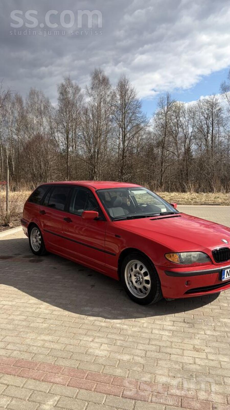 Sarkans BMW 320 2003 Liepāja, ar dzinēja tilpumu 2.00 L un nobraukumu 404 tūkst. km par 2900 €, foto 6 vietnē AUTOMOTO.COM.LV