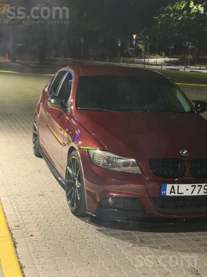Sarkans BMW 320 2005 Rīga, ar dzinēja tilpumu 2.00 L un nobraukumu 300 tūkst. km par 7300 €, foto  vietnē AUTOMOTO.COM.LV