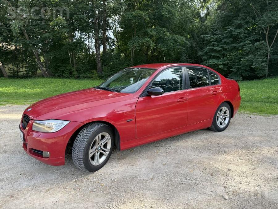 Red BMW 320 2008 in Riga, with an engine capacity of 2.00 L and mileage of 209 thousand km for 4300 €, photo 5 on AUTOMOTO.COM.LV