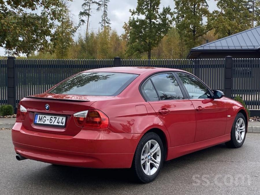 Sarkans BMW 320 2008 Rīga, ar dzinēja tilpumu 2.00 L un nobraukumu 209 tūkst. km par 3150 €, foto 7 vietnē AUTOMOTO.COM.LV