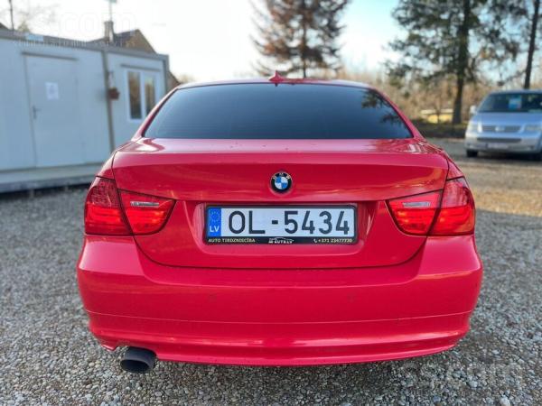 Red BMW 320 2009 in Kuldiga, with an engine capacity of 2.00 L and mileage of 330 thousand km for 5990 €, photo 7 on AUTOMOTO.COM.LV