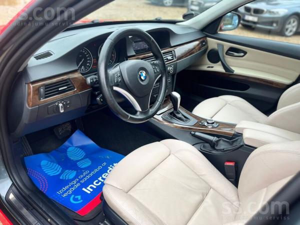 Red BMW 320 2009 in Kuldiga, with an engine capacity of 2.00 L and mileage of 330 thousand km for 5990 €, photo 9 on AUTOMOTO.COM.LV