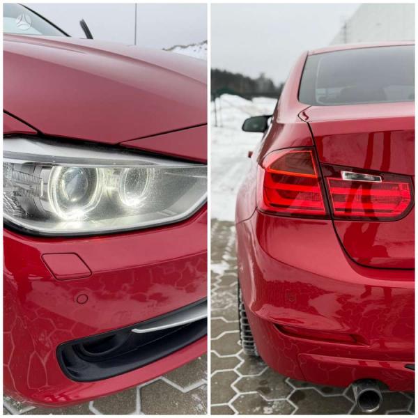Red BMW 320 2012 in Vilnius, with an engine capacity of 2.00 L and mileage of 246 thousand km for 9990 €, photo 10 on AUTOMOTO.COM.LV
