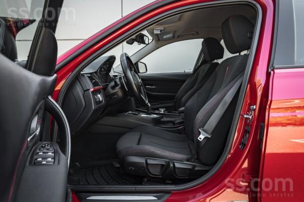 Red BMW 320 2012 in Riga, with an engine capacity of 2.00 L and mileage of 283 thousand km for 12950 €, photo 8 on AUTOMOTO.COM.LV