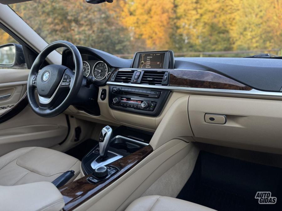 Red BMW 320 2014 in Vilnius, with an engine capacity of 2.00 L and mileage of 131 thousand km for 10900 €, photo 20 on AUTOMOTO.COM.LV