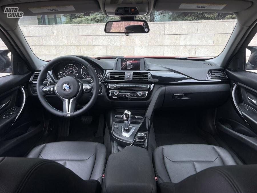 Red BMW 320 2016 in Vilnius, with an engine capacity of 2.00 L and mileage of 119 thousand km for 12300 €, photo 12 on AUTOMOTO.COM.LV
