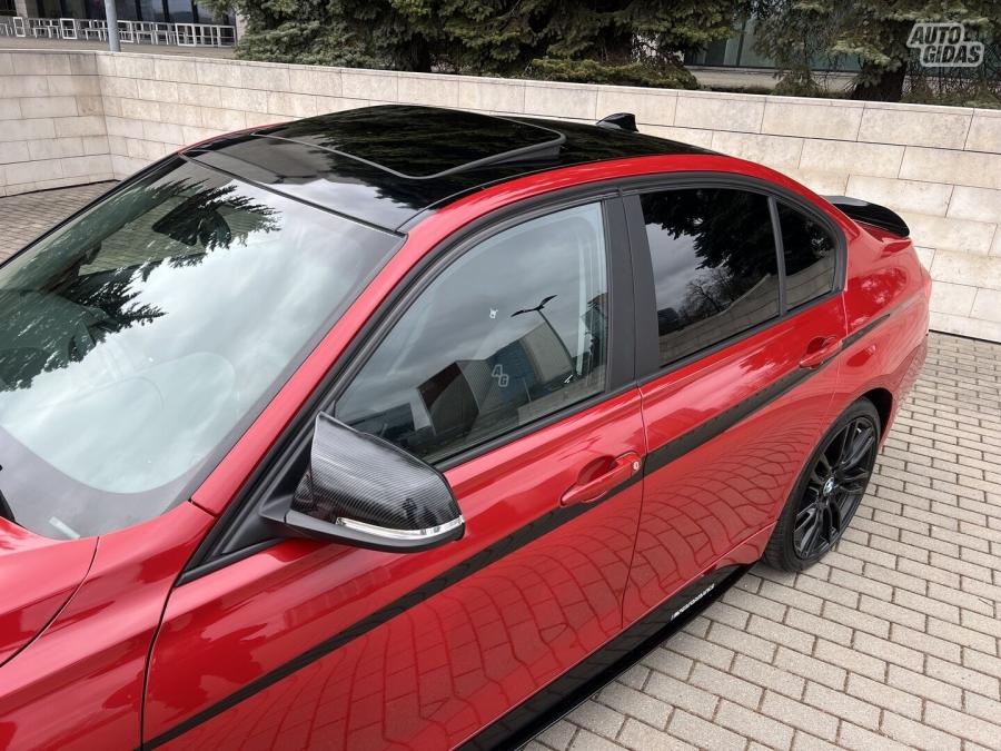 Red BMW 320 2016 in Vilnius, with an engine capacity of 2.00 L and mileage of 119 thousand km for 12300 €, photo 25 on AUTOMOTO.COM.LV