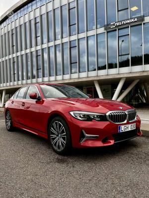 Sarkans BMW 320 2019 Viļņa, ar dzinēja tilpumu 2.00 L un nobraukumu 85 tūkst. km par 26500 €, foto 3 vietnē AUTOMOTO.COM.LV