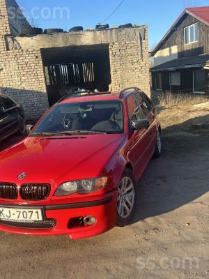 Red BMW 320 2001 in Valmiera, with an engine capacity of 2.00 L and mileage of 314 thousand km for 1500 €, photo 3 on AUTOMOTO.COM.LV