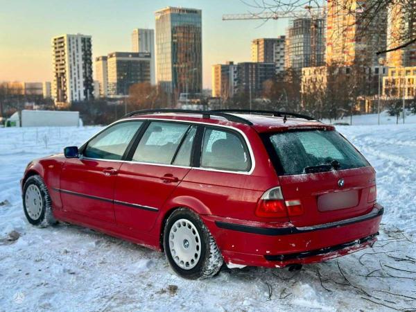 Sarkans BMW 320 2003 Viļņa, ar dzinēja tilpumu 2.20 L un nobraukumu 430 tūkst. km par 2250 €, foto 3 vietnē AUTOMOTO.COM.LV