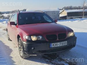 Sarkans BMW 320 2003 Krāslava, ar dzinēja tilpumu 2.00 L un nobraukumu 460 tūkst. km par 1700 €, foto  vietnē AUTOMOTO.COM.LV