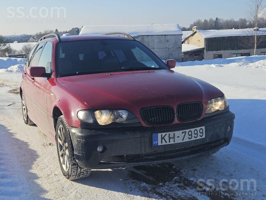 Sarkans BMW 320 2003 Krāslava, ar dzinēja tilpumu 2.00 L un nobraukumu 460 tūkst. km par 1700 €, foto 1 vietnē AUTOMOTO.COM.LV