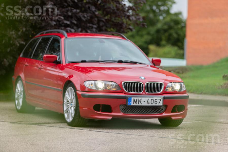 Red BMW 320 2005 in Riga, with an engine capacity of 2.00 L and mileage of 380 thousand km for 4300 €, photo 8 on AUTOMOTO.COM.LV
