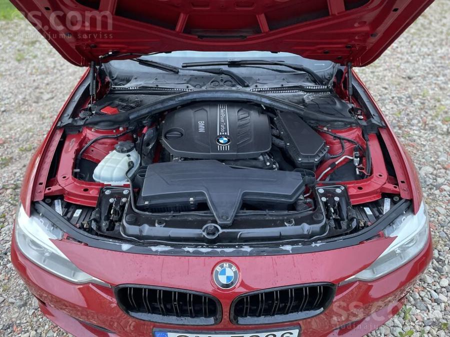 Red BMW 320 2012 in Cesis, with an engine capacity of 2.00 L and mileage of 0 thousand km for 7770 €, photo 18 on AUTOMOTO.COM.LV