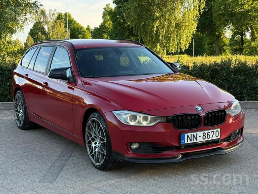 Red BMW 320 2013 in Riga, with an engine capacity of 2.00 L and mileage of 297 thousand km for 6990 €, photo 1 on AUTOMOTO.COM.LV