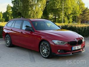 Red BMW 320 2013 in Riga, with an engine capacity of 2.00 L and mileage of 297 thousand km for 6990 €, photo 4 on AUTOMOTO.COM.LV
