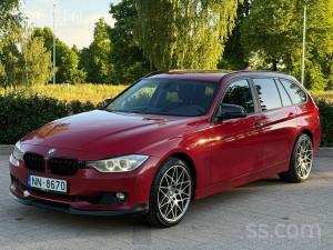 Red BMW 320 2013 in Riga, with an engine capacity of 2.00 L and mileage of 297 thousand km for 6990 €, photo 6 on AUTOMOTO.COM.LV