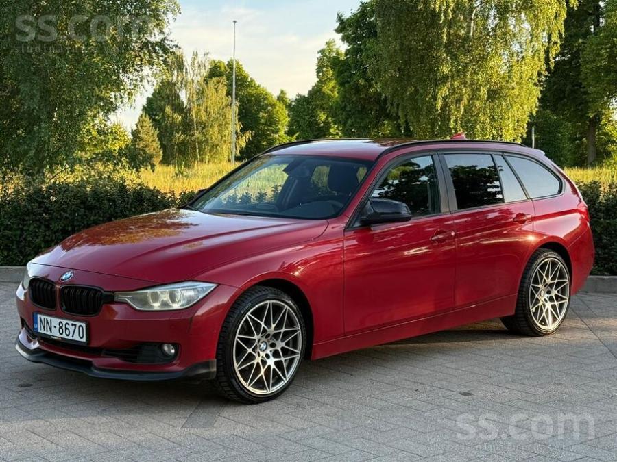 Red BMW 320 2013 in Riga, with an engine capacity of 2.00 L and mileage of 297 thousand km for 6990 €, photo 7 on AUTOMOTO.COM.LV